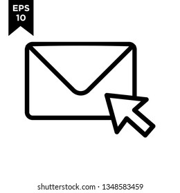 Click Email Icon Vector Logo Illustration Stock Vector (Royalty Free ...