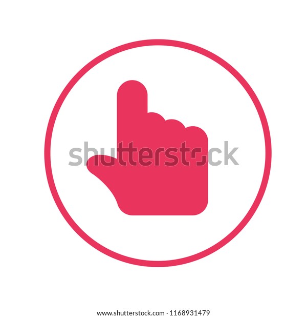 Click Here Icon Hand Vector: เวกเตอร์สต็อก (ปลอดค่าลิขสิทธิ์ ...