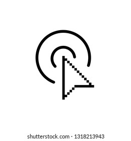 Click Icon Cursor Symbol Icon Mouse Stock Vector (Royalty Free) 1317653840