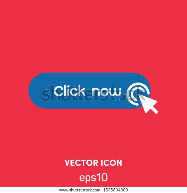 Click Now Button Vector Icon Uiux Stock Vector (Royalty Free ...