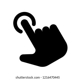 Click Tap On Point Stock Vector (Royalty Free) 1216470445 | Shutterstock