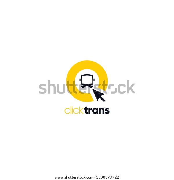 Click Transportation Logo Mobile App Logo : image vectorielle de stock ...