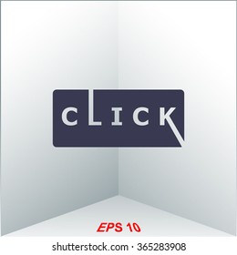 Click Vector Lettering Stock Vector (Royalty Free) 365283908 | Shutterstock