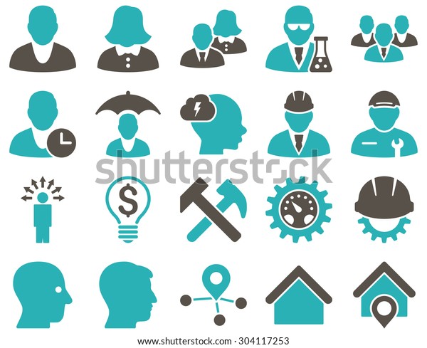 Client Business Icon Set These Flat Stock Vector (Royalty Free ...