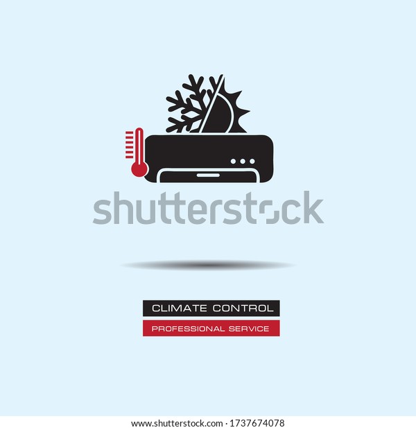 Climate Control Poster Professional Service Vector Stock Vector ...