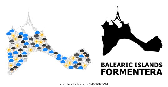 Climate Pattern Vector Map Formentera Island: vector de stock (libre de ... Climate Pattern Vector Map Formentera Island: vector de stock (libre de ...