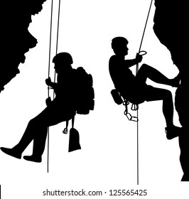 10,242 Rock Climbing Rope Illustration Images, Stock Photos & Vectors ...