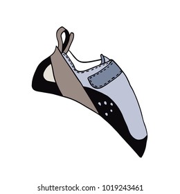 Climbing Shoe Vector Illustration Isolated Stock Vector (Royalty Free ...