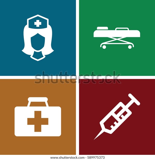 Clinical Icons Set Stock Vector (Royalty Free) 589975373 | Shutterstock