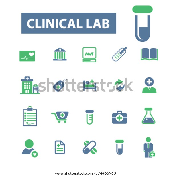 Clinical Lab Icons: เวกเตอร์สต็อก (ปลอดค่าลิขสิทธิ์) 394465960 ...