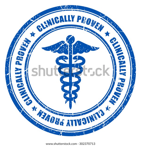 Clinically Proven Ink Rubber Stamp Stock Vector (Royalty Free) 302370713