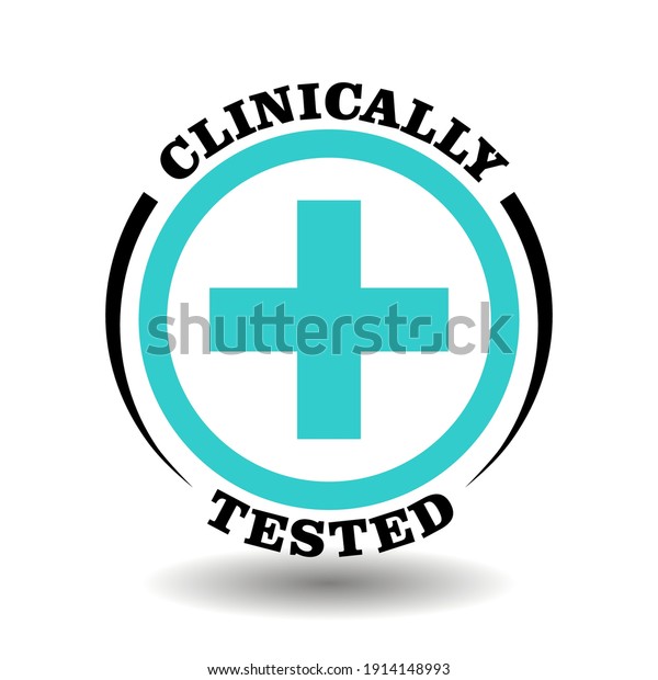 Clinically Tested Vector Stamp Medical Cross: vetor stock (livre de ...