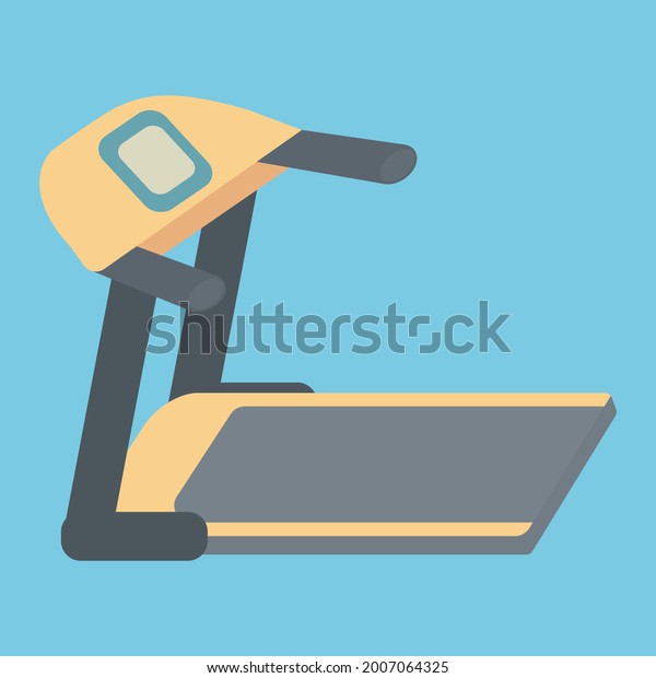 Clip Art Simple Cute Treadmill Stock Vector (Royalty Free) 2007064325 ...