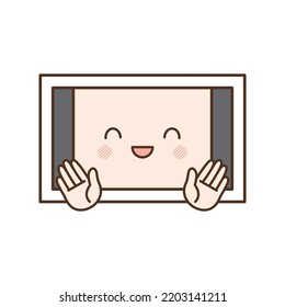 Clip Art Smiling Tablet Stock Vector (Royalty Free) 2203141211 ...