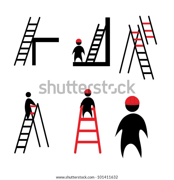 Clipart Ladder Stock Vector (Royalty Free) 101411632 | Shutterstock