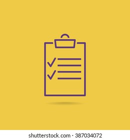 Vector Cartoon Clipboard Icons Set Green Stock Vector (Royalty Free ...