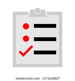 Clipboard Icon Vector Check List Checklist Stock Vector (Royalty Free ...