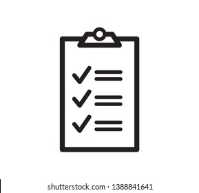Clipboard Icon Vector Logo Template Stock Vector (Royalty Free ...