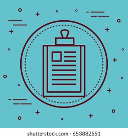 Clipboard Sticker Design Stock Vector (Royalty Free) 653882551 ...