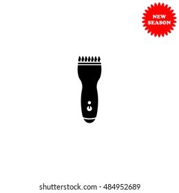 Clipper Vector Icon Isolated On White Stock Vector (Royalty Free ...