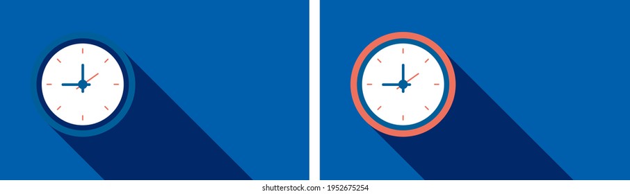 Clock Background Design Clock Background Blue Stock Vector (Royalty ...