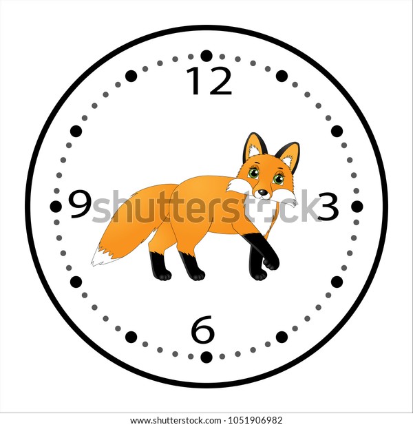 Clock Face Cartoon Illustration Stock Vector (Royalty Free) 1051906982 ...