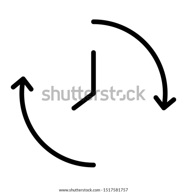 Clock Hours Concept Icon Working Hours: vector de stock (libre de ... Clock Hours Concept Icon Working Hours: vector de stock (libre de ...