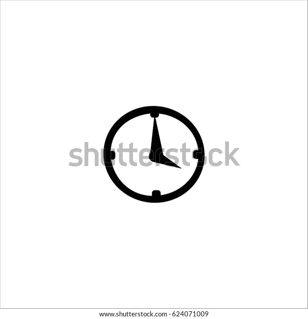 Clock Icon Four Oclock Stock Vector (Royalty Free) 624071009 | Shutterstock