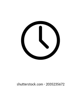 Clock Icon Time Sign Symbol Watch Stock Vector (Royalty Free ...