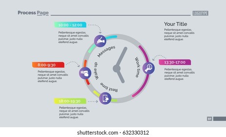 Clock Infographic Diagram Slide Template Stock Vector (Royalty Free ...