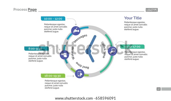 Clock Infographic Diagram Slide Template Stock Vector (Royalty Free ...