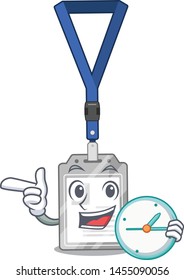 Clock Name Tag On Mascot Table Stock Vector (Royalty Free) 1455090056 ...