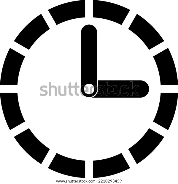 Clock Pictogram Time Sport Speed Concept Stock Vector (Royalty Free ...