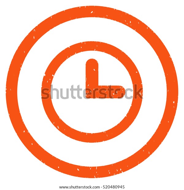 Clock Rubber Seal Stamp Watermark Icon Stock Vector (Royalty Free ...