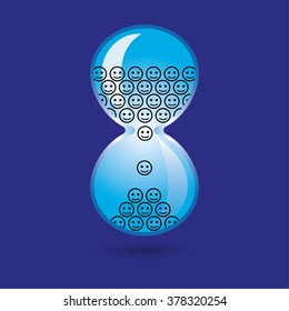 Clock Smile Life Logo Stock Vector (Royalty Free) 378320254 | Shutterstock