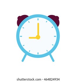 Clock Time Circle Traditional Icon Isolated Stock Vector (Royalty Free ...