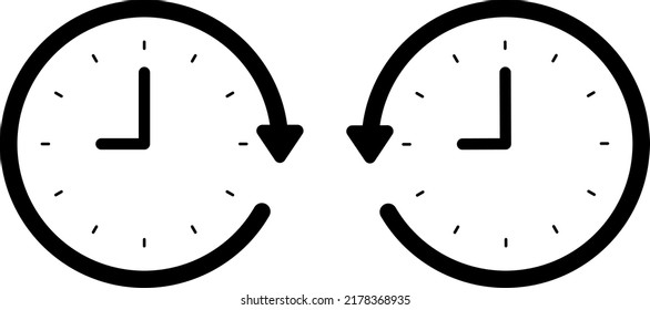 Clockwise Counterclockwise Arrow Icons Stock Vector (Royalty Free ...