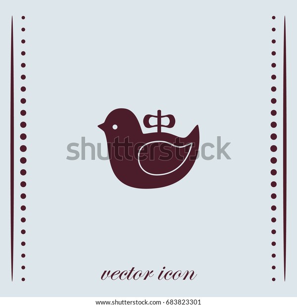 Clockwork Duck Icon Vector Design Element Stock Vector (Royalty Free ...