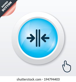 Close Door Sign Icon Control Elevator Stock Vector (Royalty Free ...