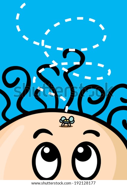 Close Face Vector Cartoon Stock Vector (Royalty Free) 192128177