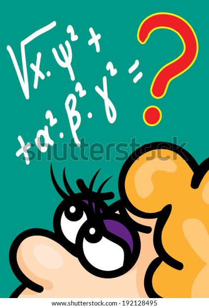 Close Face Vector Cartoon Stock Vector (Royalty Free) 192128495 ...