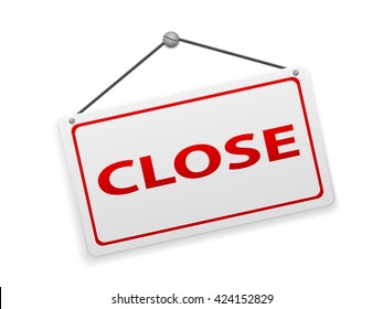 Hand Hanging Closed Sign Simbol Icon: เวกเตอร์สต็อก (ปลอดค่าลิขสิทธิ์ ...