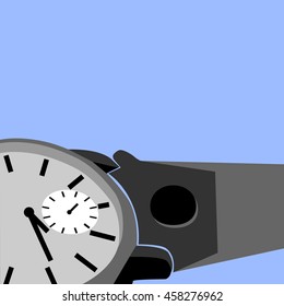 Close Watch Cartoon Style Stock Vector (Royalty Free) 458276962 ...