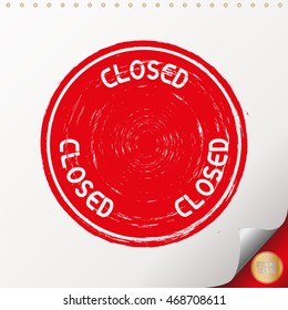 Original Rubber Stamp Red Color Have Stock Vector (Royalty Free) 521720500