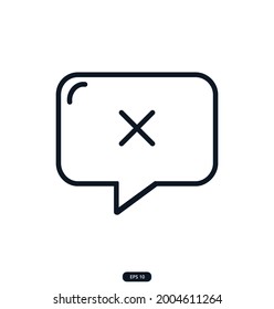 Closemessage Icons Ecommerce Icon Web App Stock Vector (Royalty Free ...