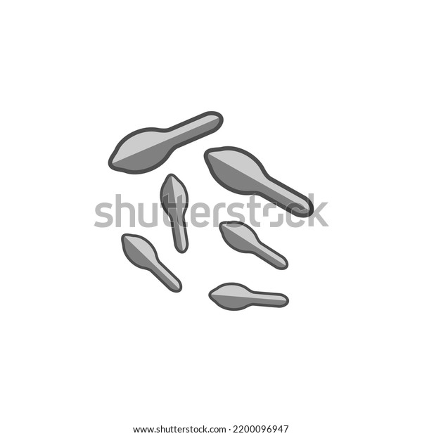 Clostridium Botulinum Icon Bacteria Illustration Vector Stock Vector