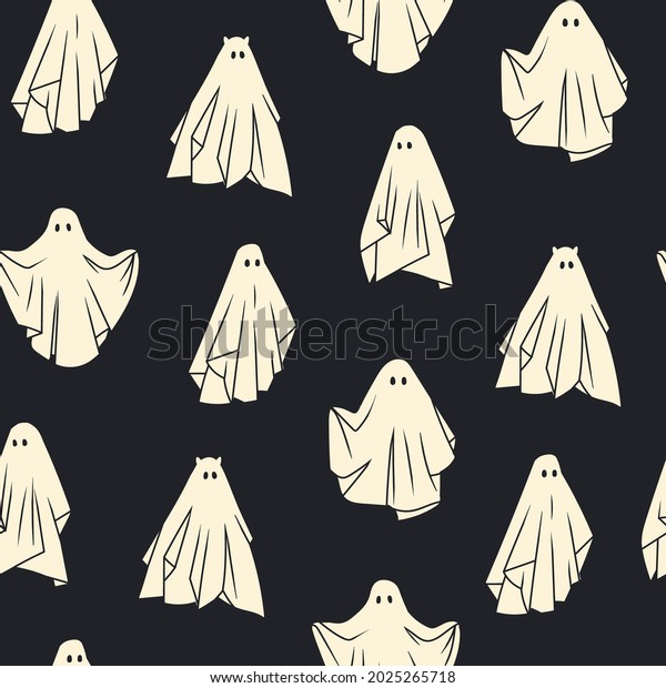 Cloth Ghosts Flying Phantoms Halloween Scary Stock Vector (Royalty Free ...