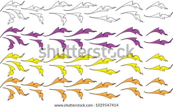 Cloth Handkerchief Flying Stock Vector (Royalty Free) 1029547414 ...