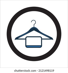 Cloth Hanger Rack Icon Stock Vector (Royalty Free) 2121498119 ...