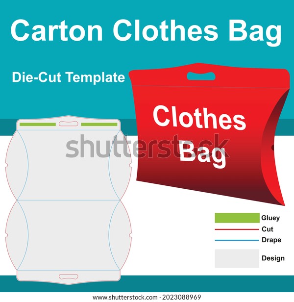 Clothes Box Clothes Box Sweater Box Stock Vector (Royalty Free) 2023088969